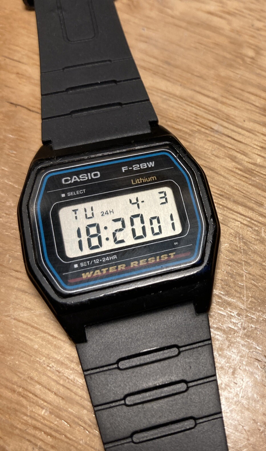 Vintage Casio F-28W (1156) Men's Digital Watch Collector Rare for sale ...