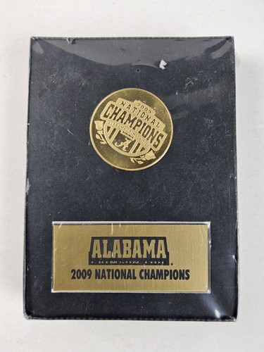 2009 National Champions Alabama Crimson Tide Football Gold Coin ...