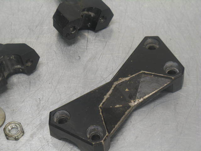 Kawasaki Z750S Z750 S ZR7 ZR750 05 06 2005 HANDLE BAR MOUNT BRACKETS ...