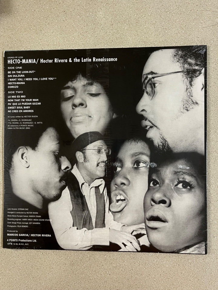 HECTOR RIVERA THE LATIN RENAISANCE HECTOR MANIA SEALED RECORD GUAGUANCO ...