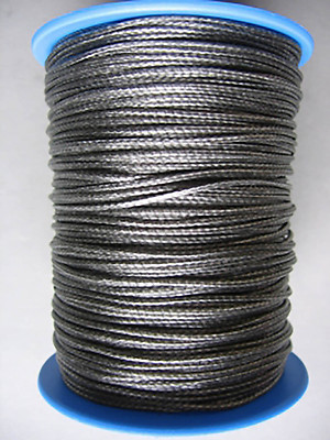 Grey Dyneema Rope. 1mm 2mm 3mm 4mm x various lengths. Super strong rope ...
