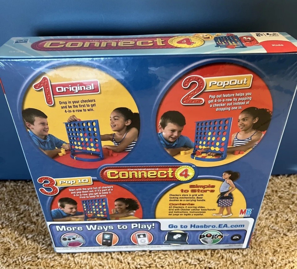 CONNECT 4 Game MB Board Games Hasbro New Sealed 2008 Original Game | eBay