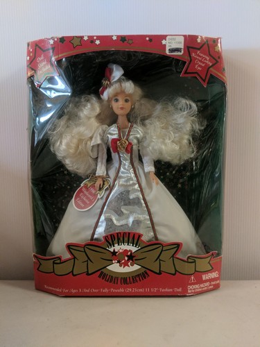 JPI Fashion Doll Special Holiday Edition Sealed 1996 Blonde Christmas ...