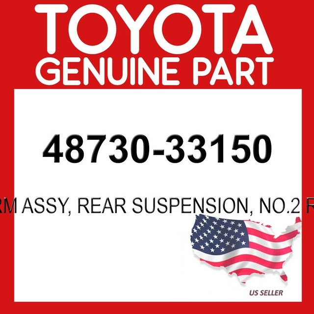 48730-33150 Toyota Arm ASSY Rear Suspension No.2 RH 4873033150 Genuine ...