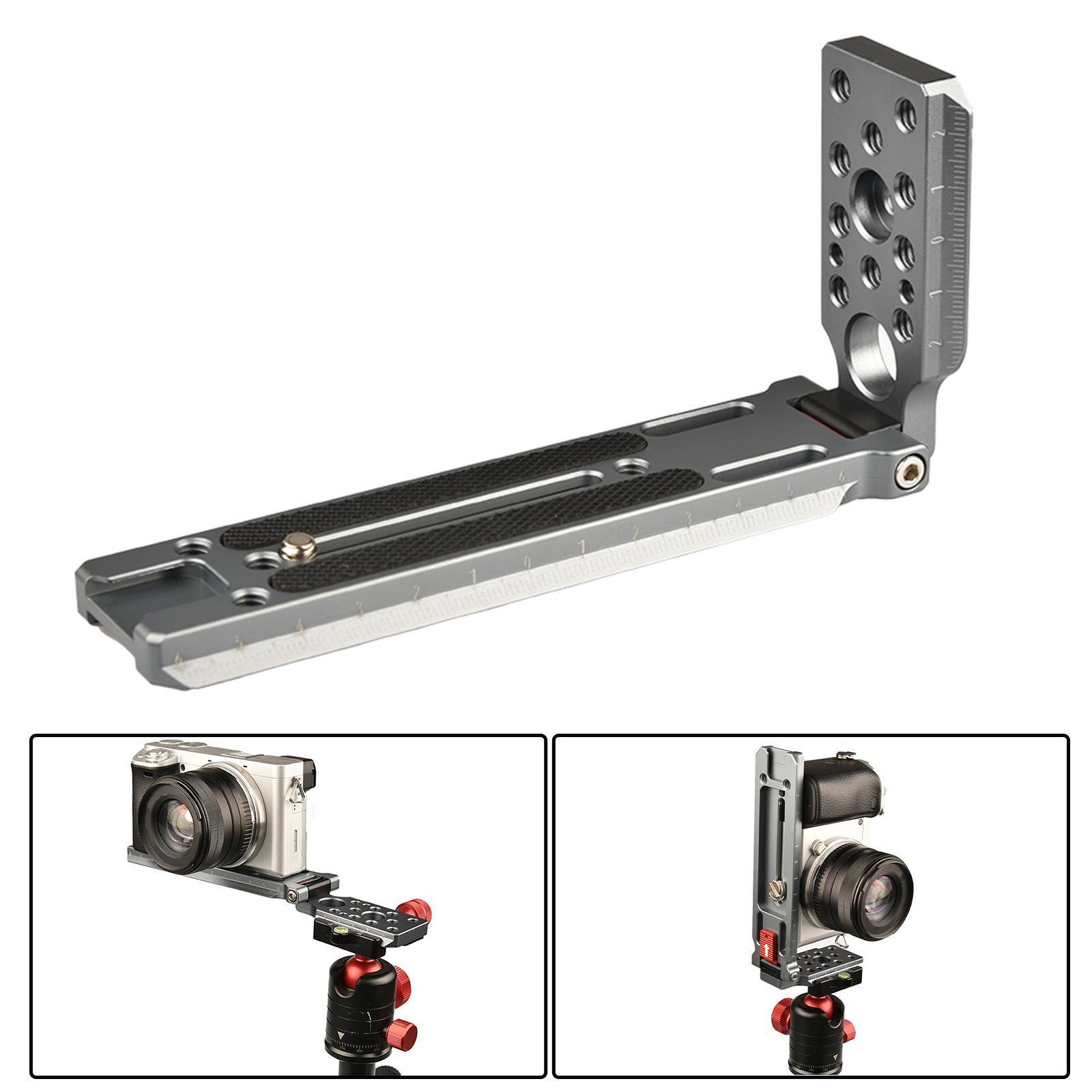 Universal Camera L Bracket Aluminum Alloy Nonslip Mount Plate for ...