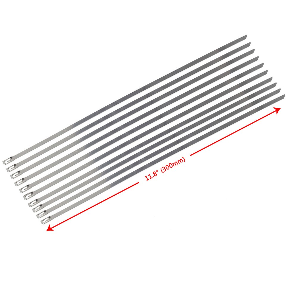 2" 50Ft Titanium Basalt Manifold Header Exhaust Pipe Heat Wrap +10 Ties ...