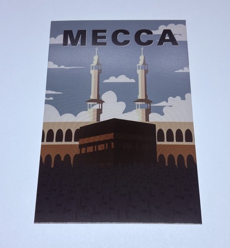 Mecca Saudi Arabia Postcard Print Art Card City Tour Travel Souvenir ...