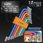 Allen Key Set Torx Twin Pack Metric Ball Star End Hex Folding Wrench ...