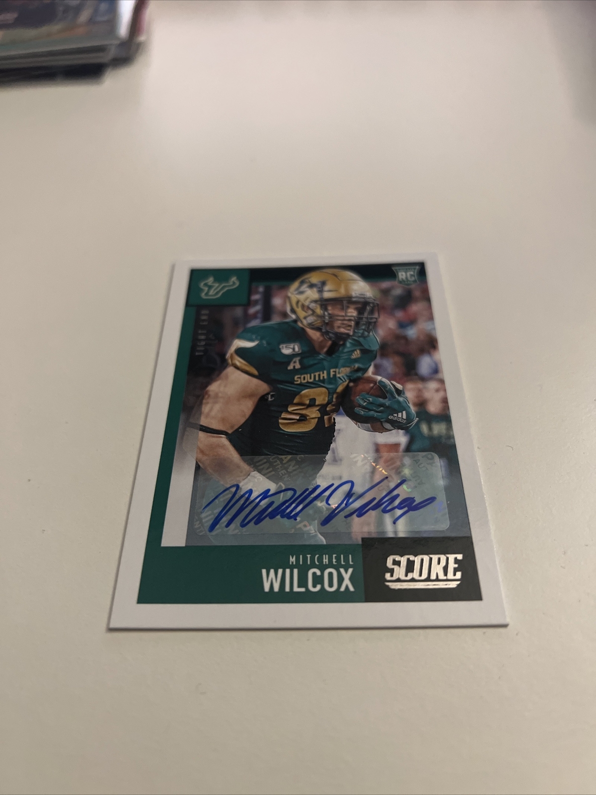 2020 Score Rookies Signatures Mitchell Wilcox #409 Rookie Auto RC | eBay