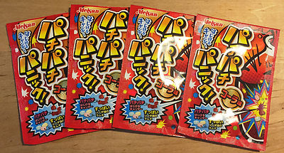 Pachi Pachi Panic, Cola flavor, Sparkling sugar candy, Very fun! 4 bags ...