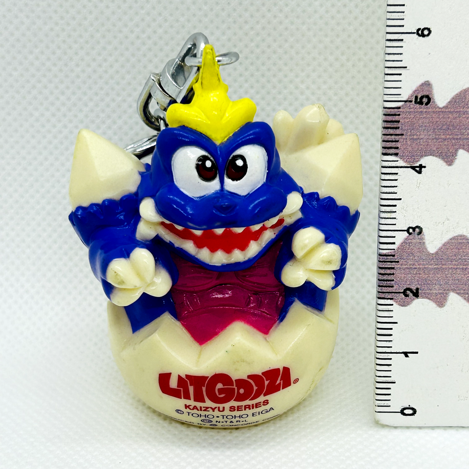 Litgodzi Godzilla space godzilla mini mascot key chain Retro Touhou ...