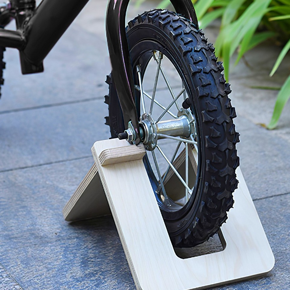 Bike Stand for Indoor Riding Portable Scooter Balanced Support Wood ...