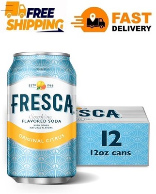 Fresca Citrus Soda Pop Fridge Pack, 12 fl oz, 12 Pack Cans | eBay