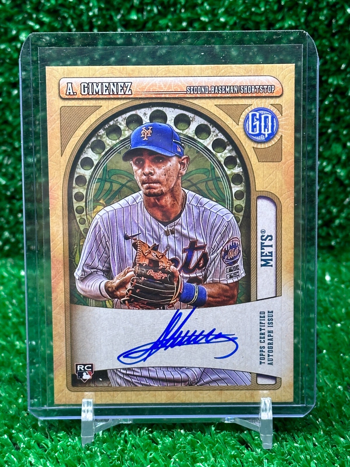 2021 Topps Gypsy Queen Andres Gimenez #GQA-AG Auto Rookie Card RC Mets ...