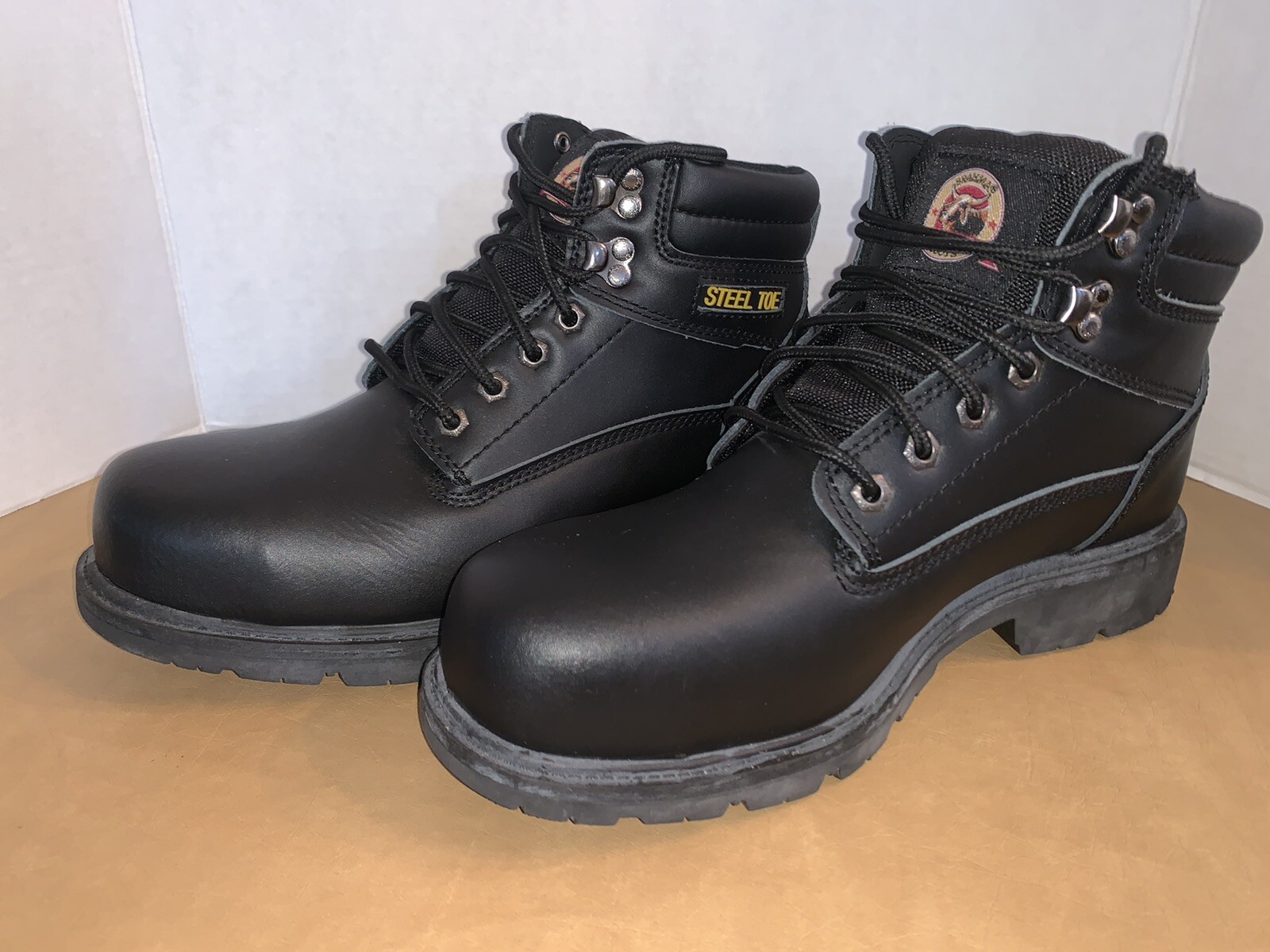 Brahma Men's Gus Steel Toe Slip Resistant Work Boot B… - Gem