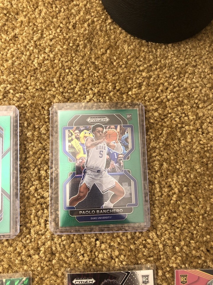 Victor Wembanyama / Palo Banchero Green Panini Prizm Rookie 2023-2024 ...