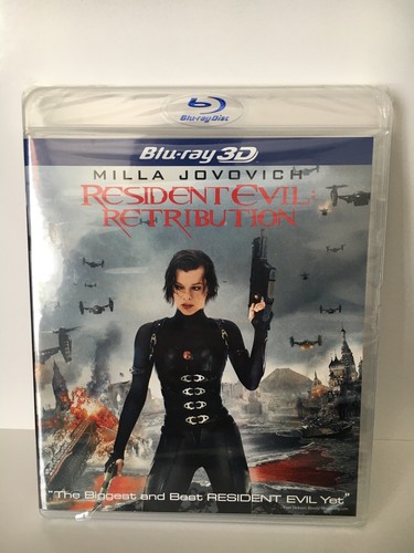 Resident Evil: Retribution (Blu-ray 3D, 2012) 2D+3D, Brand New! Factory ...