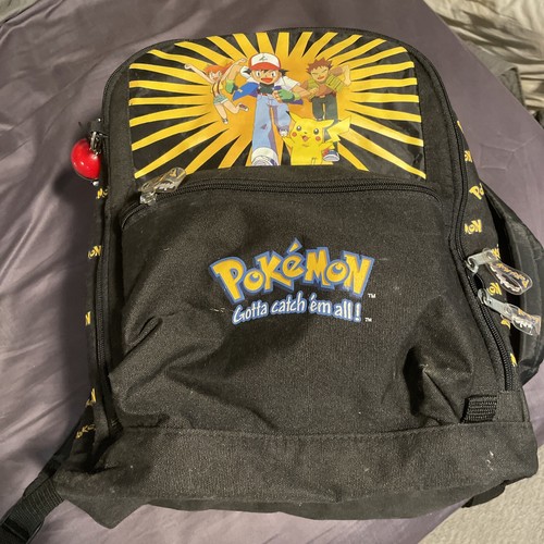 Vintage 1999 Pokemon Backpack With Pokeball Keychain | eBay