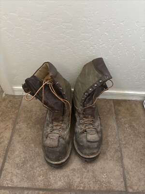 Hoffman Men's 10" Comp. Toe Lineman Climbing Boots L15176 Black Leather ...