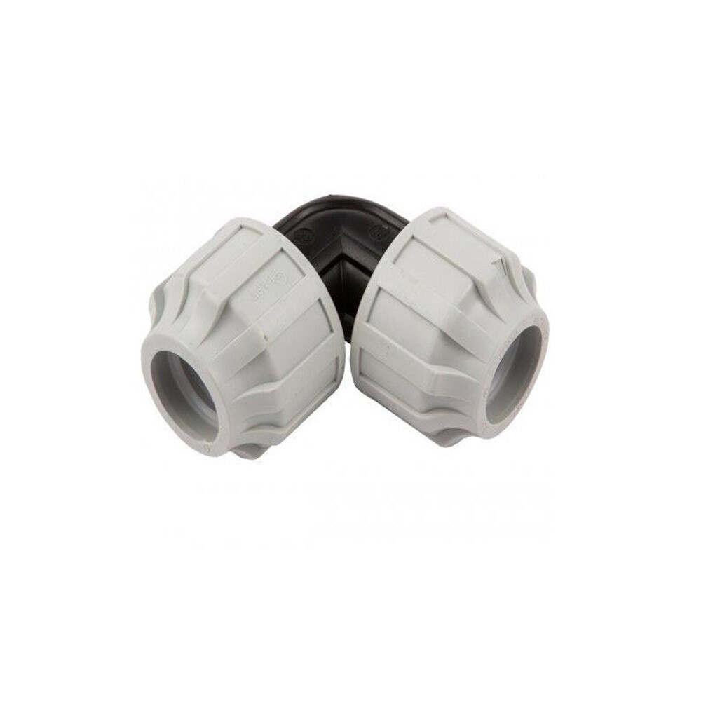 MDPE Plastic Compression Fittings 20mm 25mm 32mm Water Pipe WRAS ...