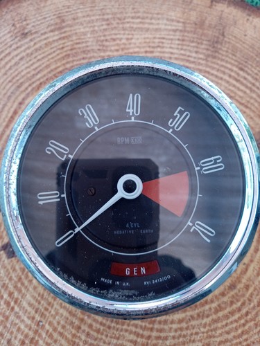 Vintage Smith's Tachometer 7K RPM 4 Cylinder | eBay
