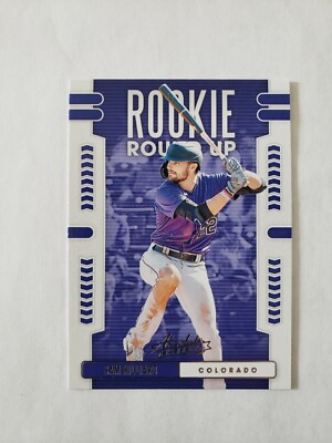 2020 Absolute Baseball Sam Hilliard Rookie Roundup Insert Colorado ...