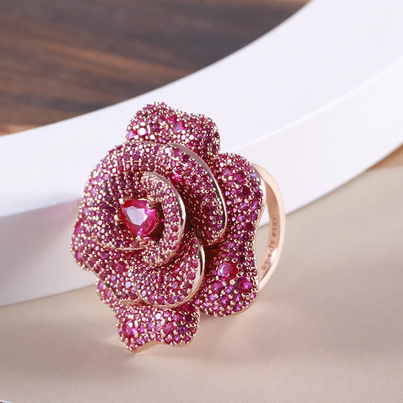 Fashion Flower Rings