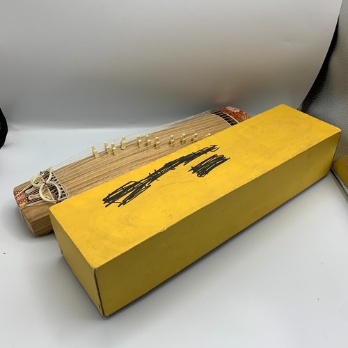 Koto portable Japanese stringed musical instrument acoustic harp ...