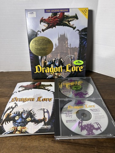 Dragon Lore Legend Begins (PC CD USA) Fantasy Adventure *Cryo" Big Box ...