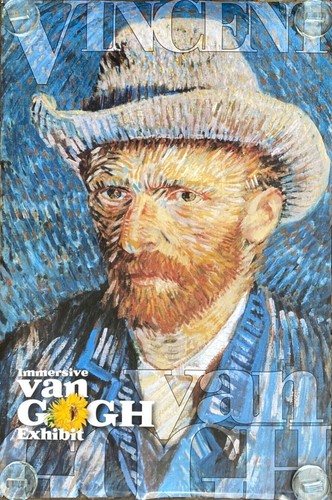 Two Vincent Van Gogh Immersive Exhibit self-portrait posters 24x36" | eBay