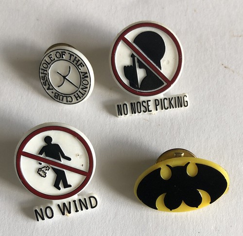 Set Of 18 Funny Lapel Pins * 4 Kinds - Great For Parties, Icebreakers ...