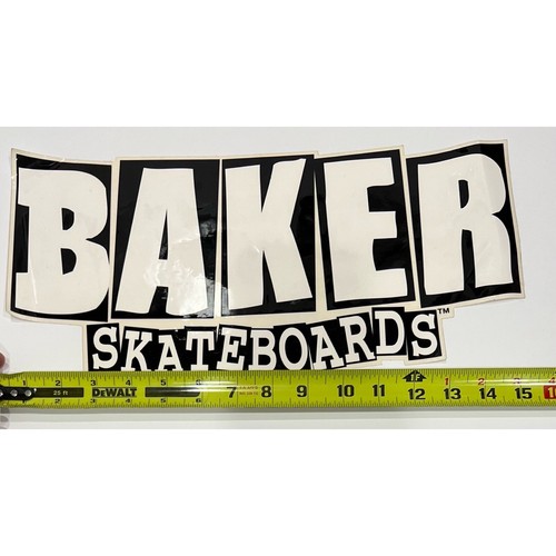 Baker Skateboards XXL Sticker 15” Large Andrew Reynolds Punk ...