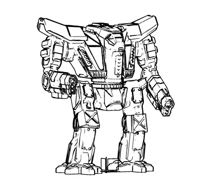 Bandersnatch BNDR-01A | CGL 1:265 Scale Battlemech | Battletech ...
