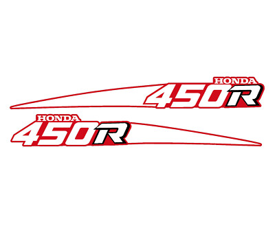 1988 Honda Trx250r 450r style decal set, trx 250r decals | eBay