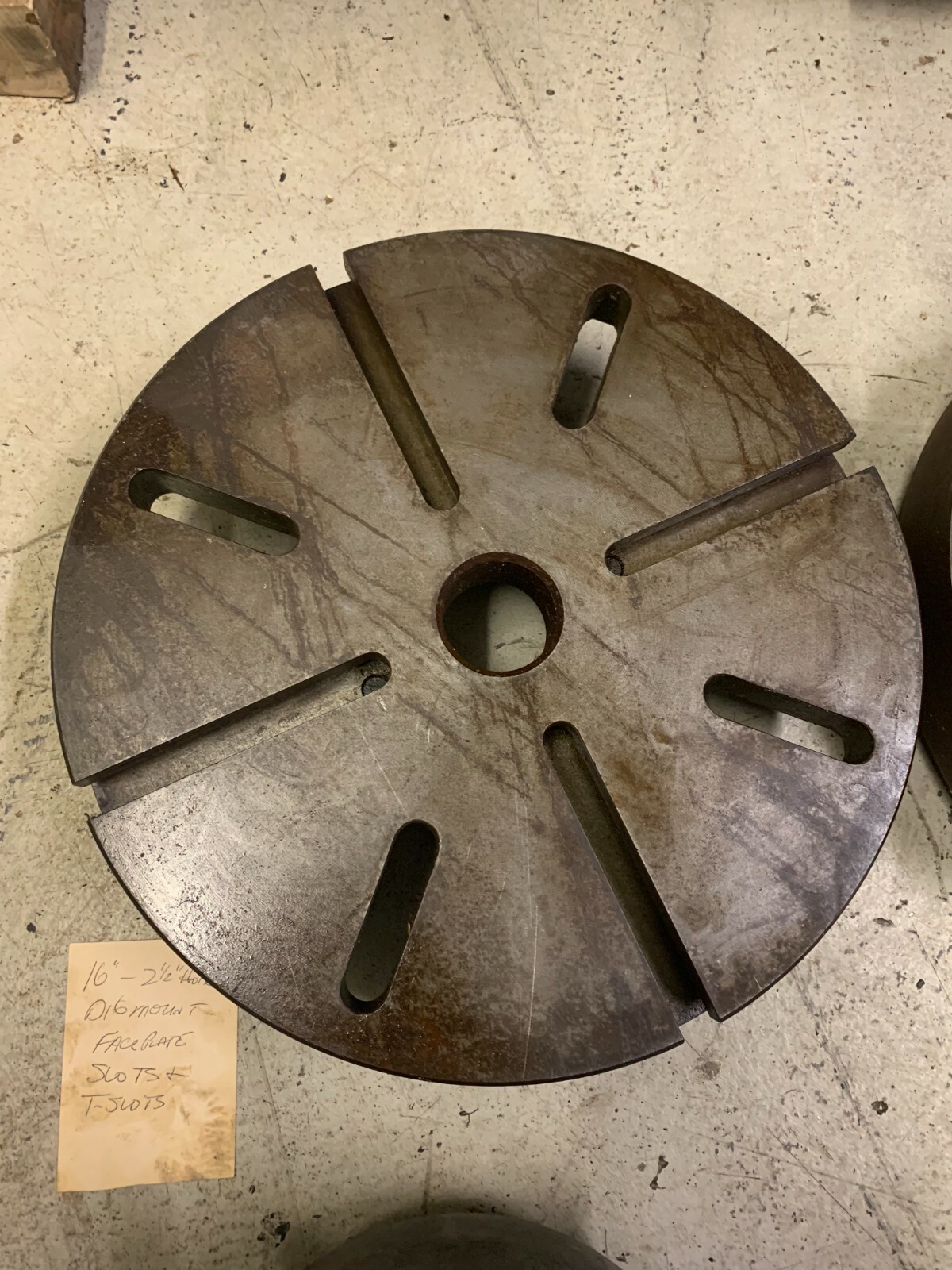 16" D1-6 Mount Chuck with 2-1/2" Hole - Item 1081 | eBay