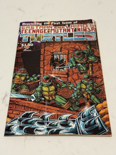 TMNT Teenage Mutant Ninja Turtles Comic REPRINTING OF THE FIRST ISSUE ...
