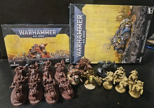 Warhammer 40k Ork Army Lot (Warbikers, Mek Guns, and more!) Games ...