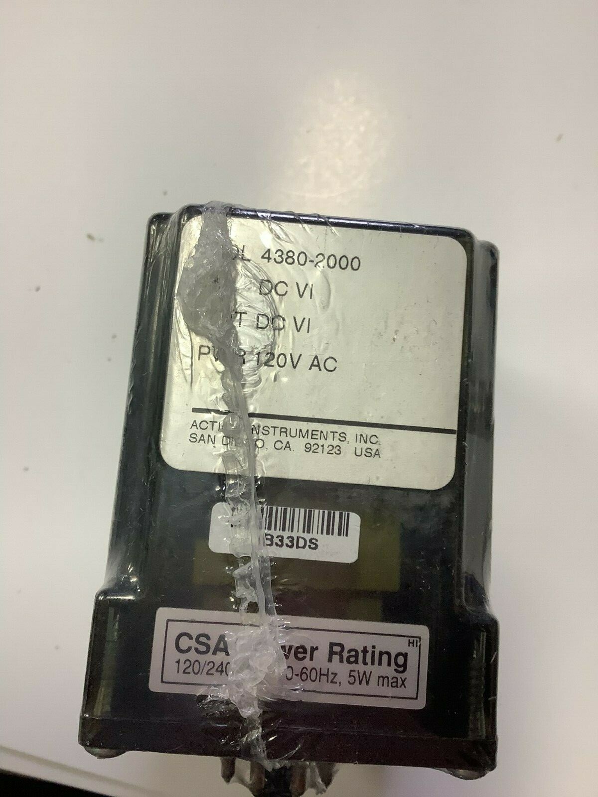 Action Instruments Pak 4380-2000-1 Signal Conditioner 438020001 Relay ...