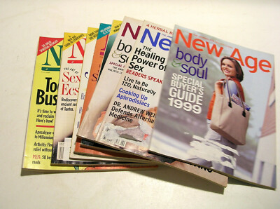 New Age Journal Magazine Eight Issues 1995-1999 | eBay