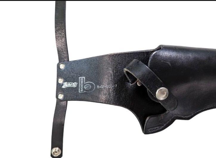 Bucheimer Perfect Fit Black Leather Revolver Holster vintage | eBay
