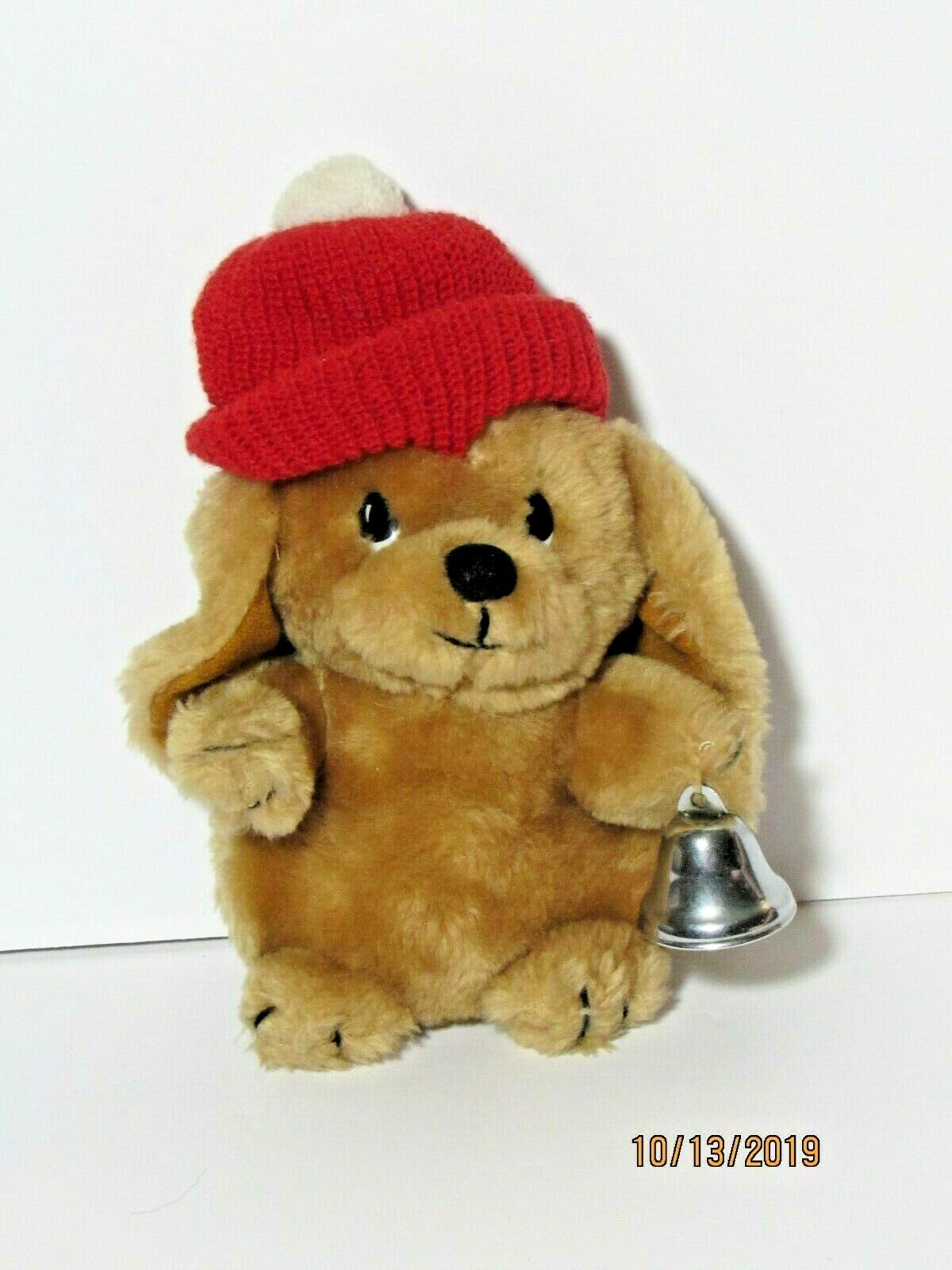 Russ Berrie Mitzi Dog Plush Christmas Winter Hat Bell Item No 656 ...