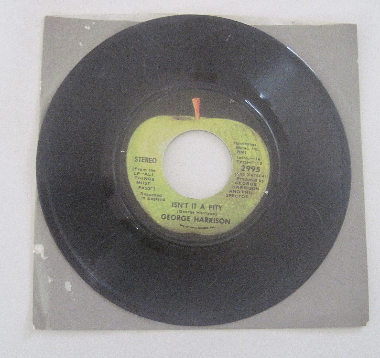 1970--GEORGE HARRISON-- "MY SWEET LORD"--APPLE RECORDS--45 rpm--XLNT | eBay