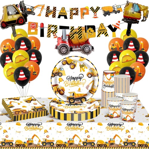 Bagger Geburtstag Deko, Bagger Kindergeburtstag Deko, Bagger ...