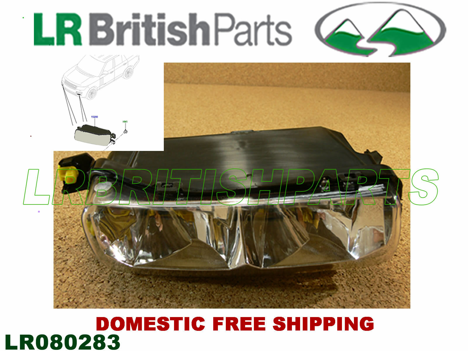 LAND ROVER FRONT FOG LAMP RH RANGE ROVER 13-17 SPORT 13- 17 LR080283 | eBay