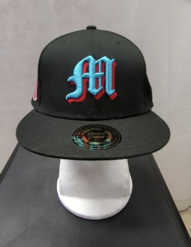 Rings and Crowns Miami Giants Negro League Hat Black Size 8 Fitted Side ...