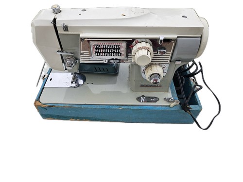 Vintage DOMESTIC #1366 Portable Heavy Duty Industrial Sewing Machine ...