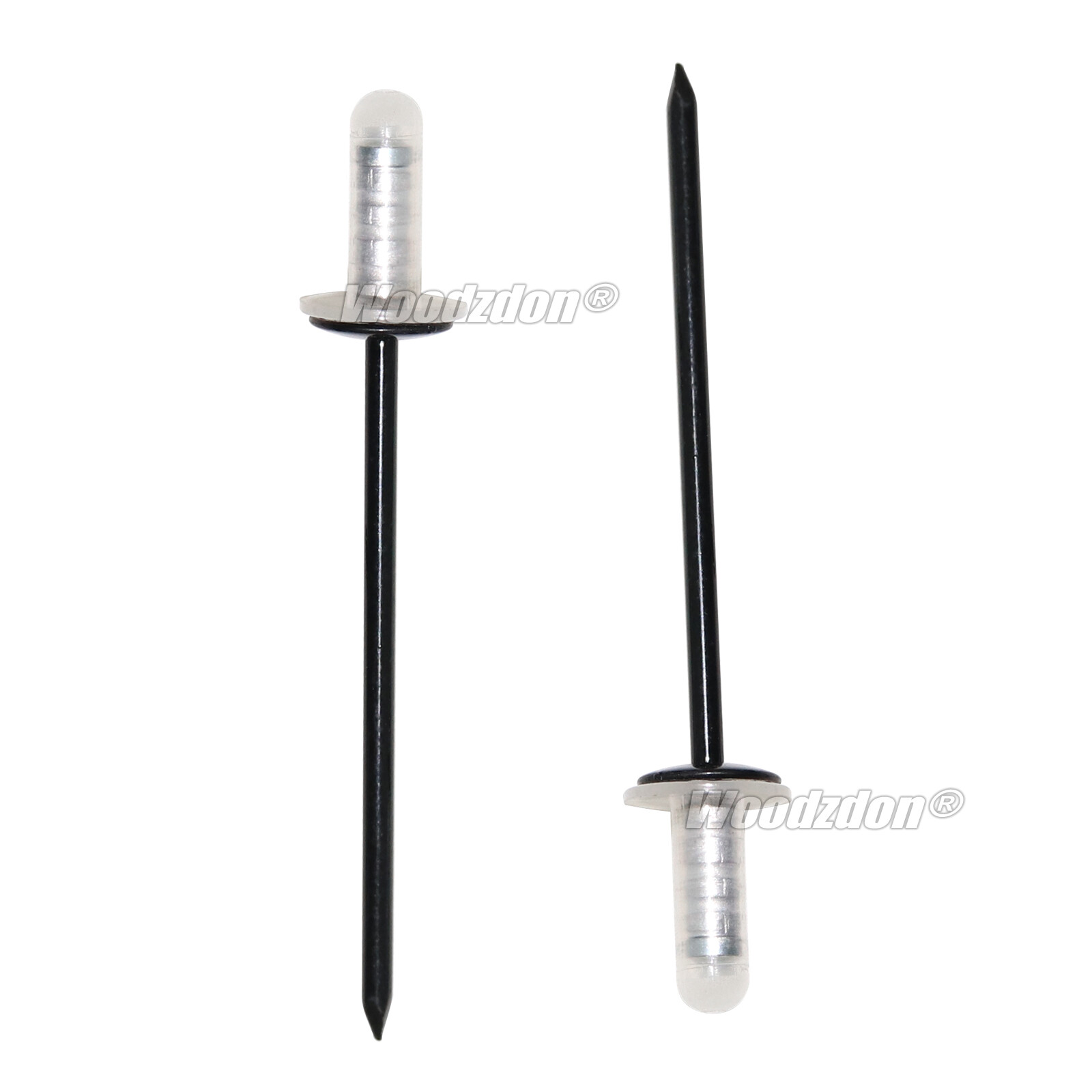 10pcs Moulding Attachment Rivet Aluminum With Plastic Cap For Toyota ...