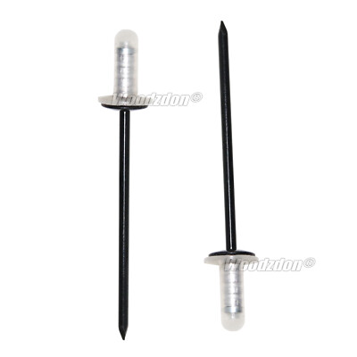 10pcs Moulding Attachment Rivet Aluminum With Plastic Cap For Toyota ...