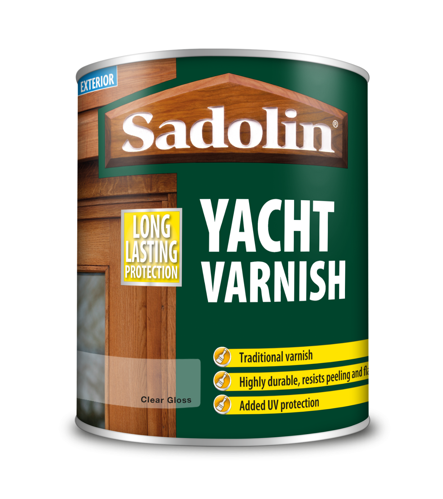Sadolin Yacht Varnish Gloss 750ml or 2.5l, Clear Durable Gloss Varnish ...