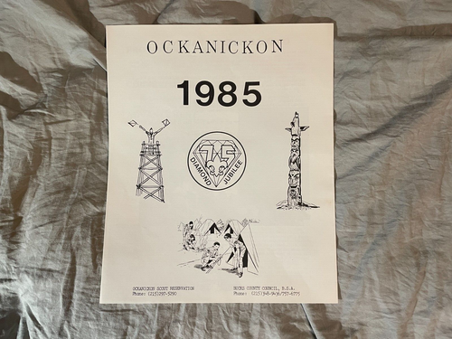 Bucks County Council CSP Camp Ockanickon 1985 Brochure Pamphlet PA Vtg ...